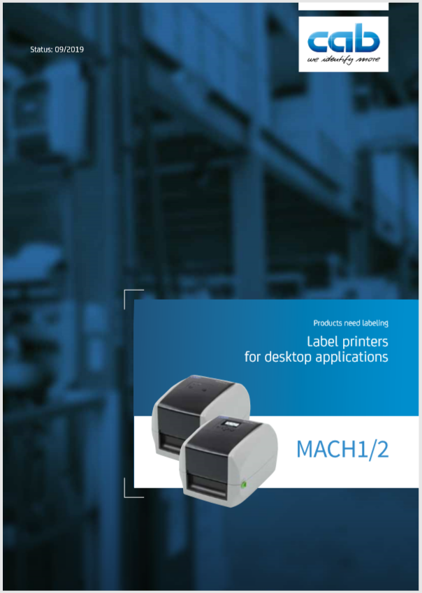 Cab Mach2 Product Brochure | General Data