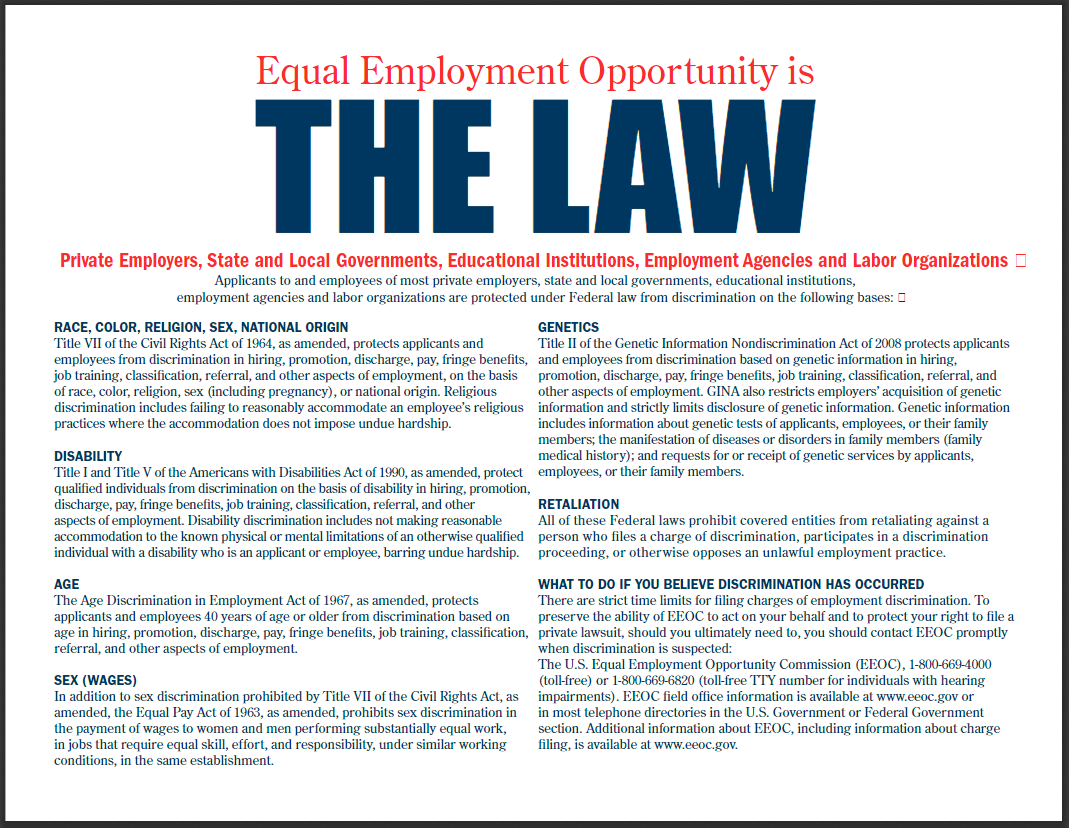 Federal EEO | General Data Company, Inc.