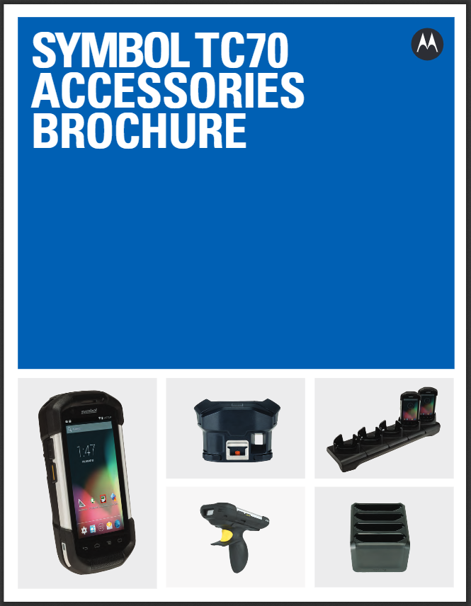 Symbol TC70 Touch Computer Accessories Product Brochure | General Data