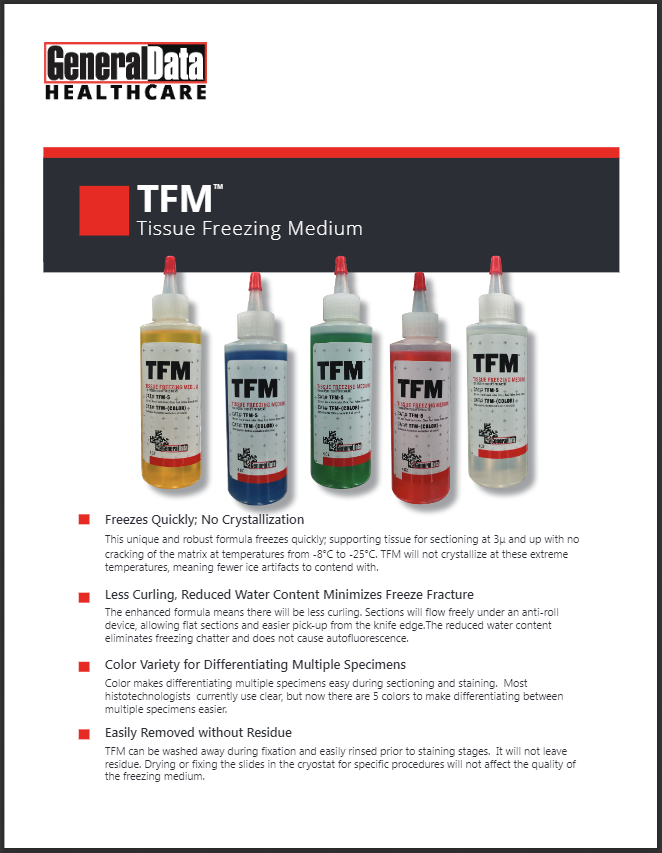 TFM Tissue Freezing Medium Product Brochure | General Data