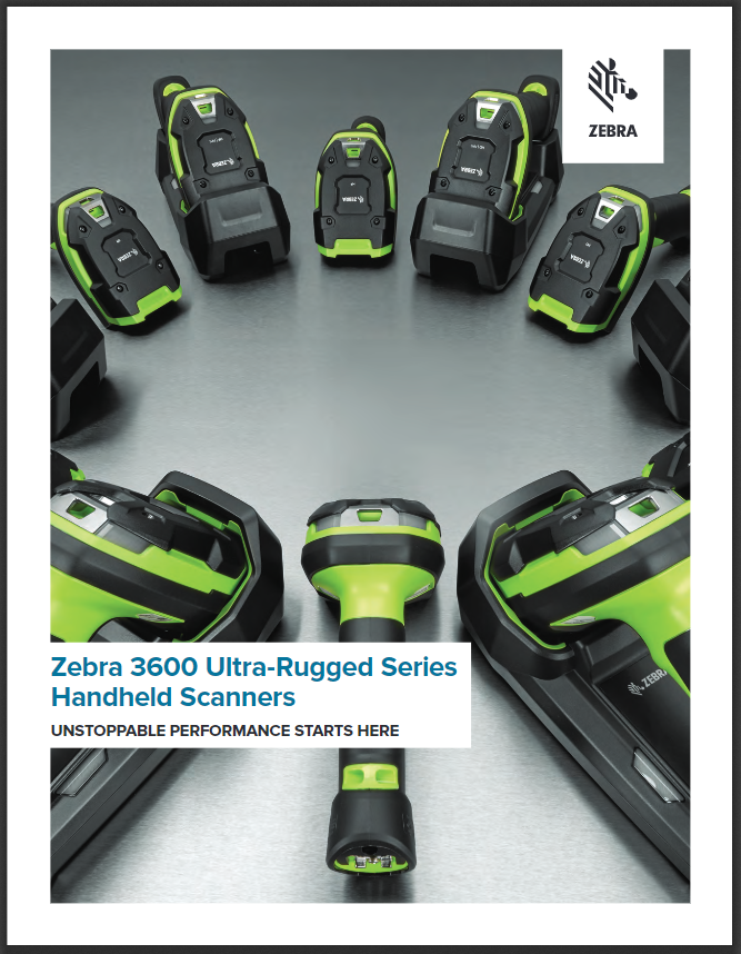 Zebra 3600 Series Ultra Rugged Scanner Product Brochure | General Data